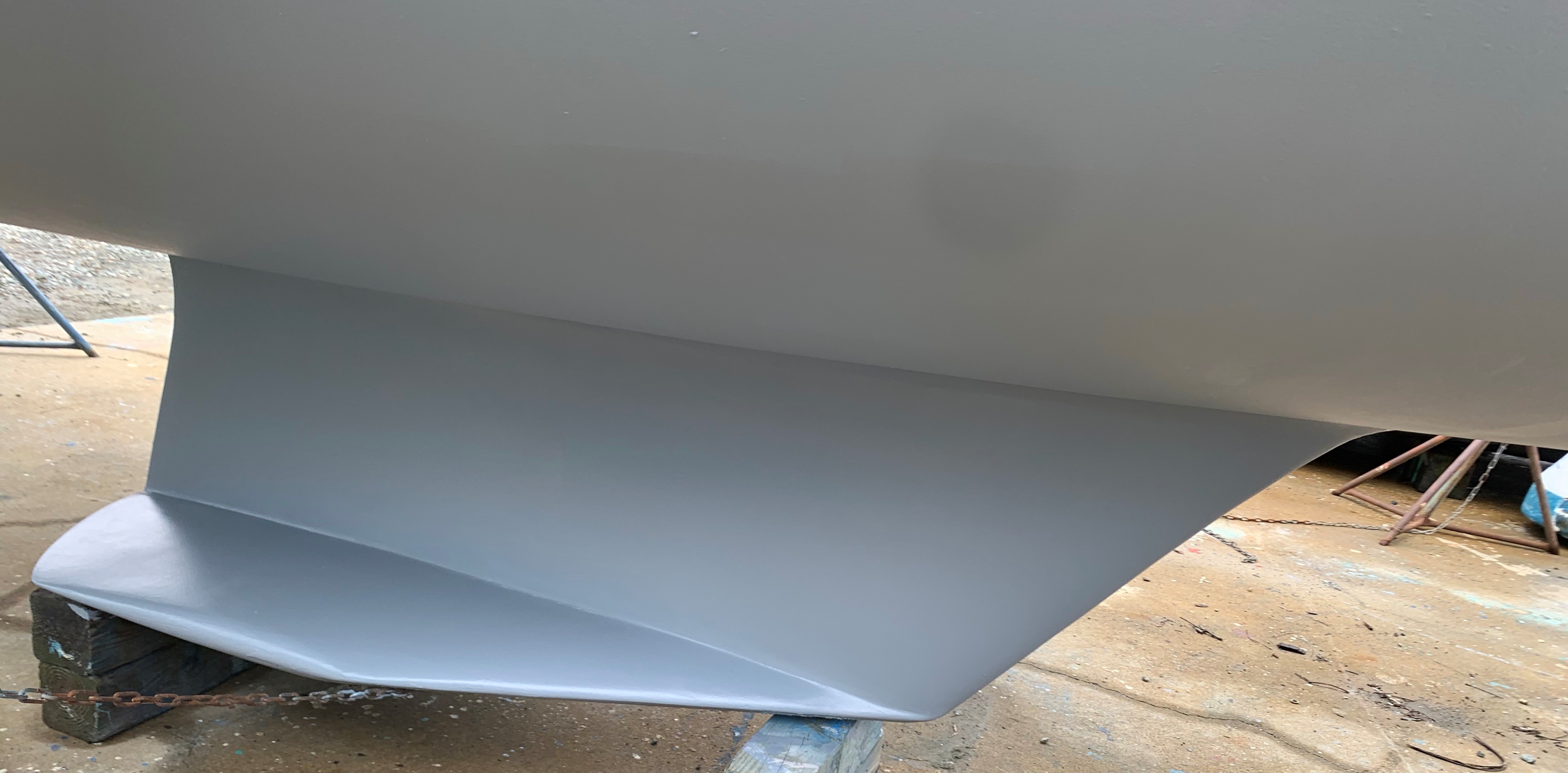 Cracks in keel fairing - what to do? | Catalina 36/375 International ...