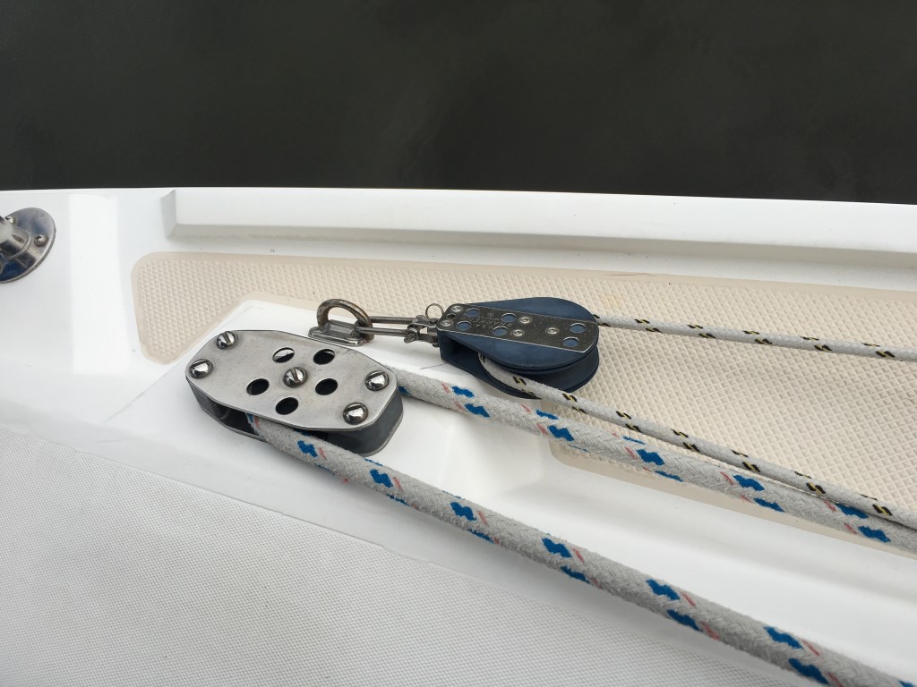 Roller Furling Control Line Arrangement - ratchet block? Jam cleat ...