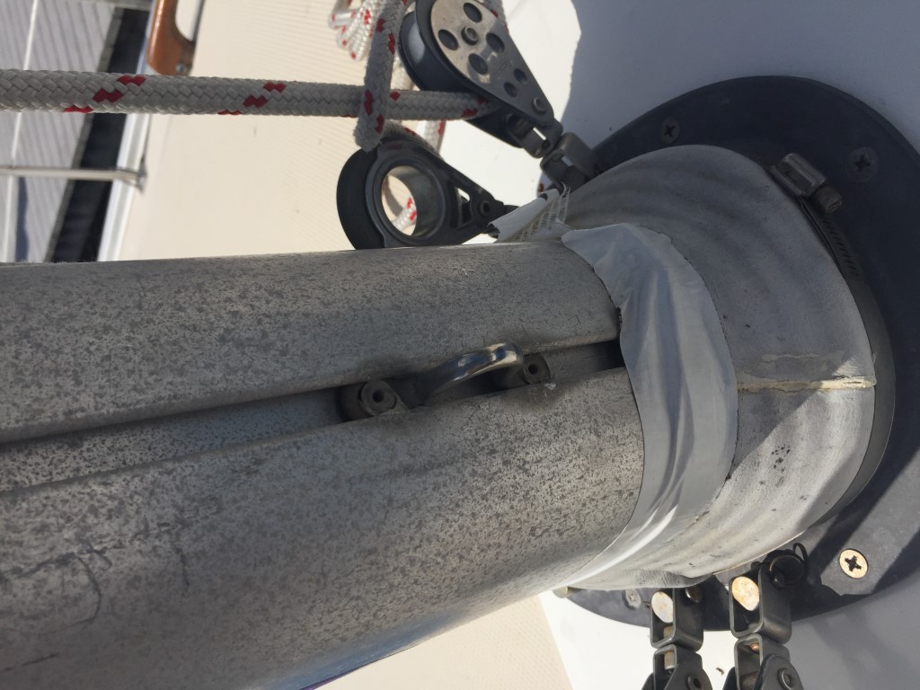 Under deck mast tunbuckle | Catalina 36/375 International Association