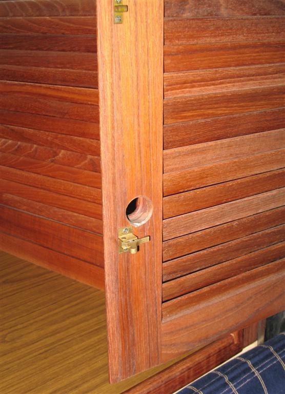 finger hole size in cabinet doors | Catalina 36/375 International ...